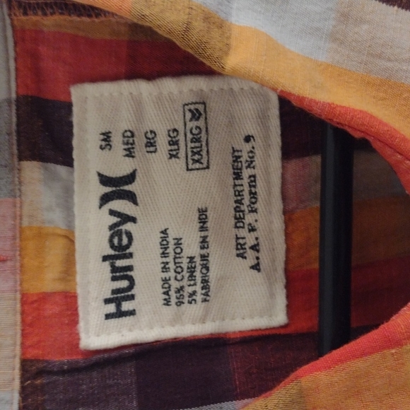 Hurley | Shirts | Vintage Hurley Plaid Shirt With The Old School Tag ...